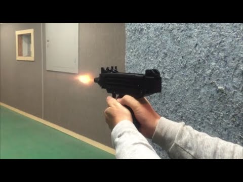 Shooting the UZI 22 Pistol - YouTube