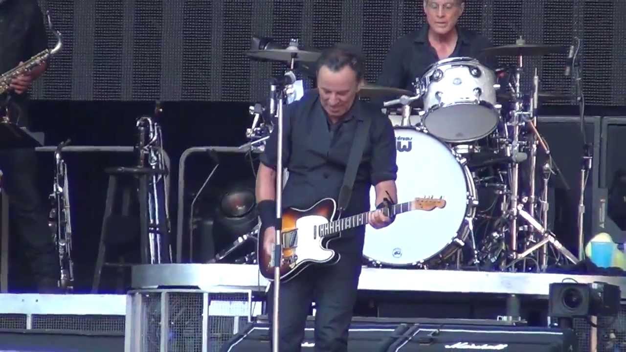 Bruce Springsteen Downbound Train Paris 29-06-2013 - YouTube
