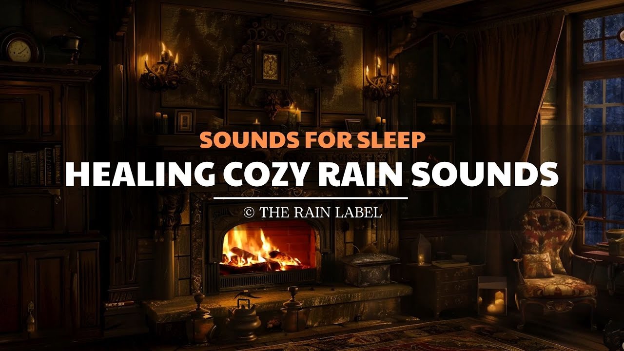 Healing Cozy Rain - Nighttime Thunderstorm in Cozy Castle - Rain and ...
