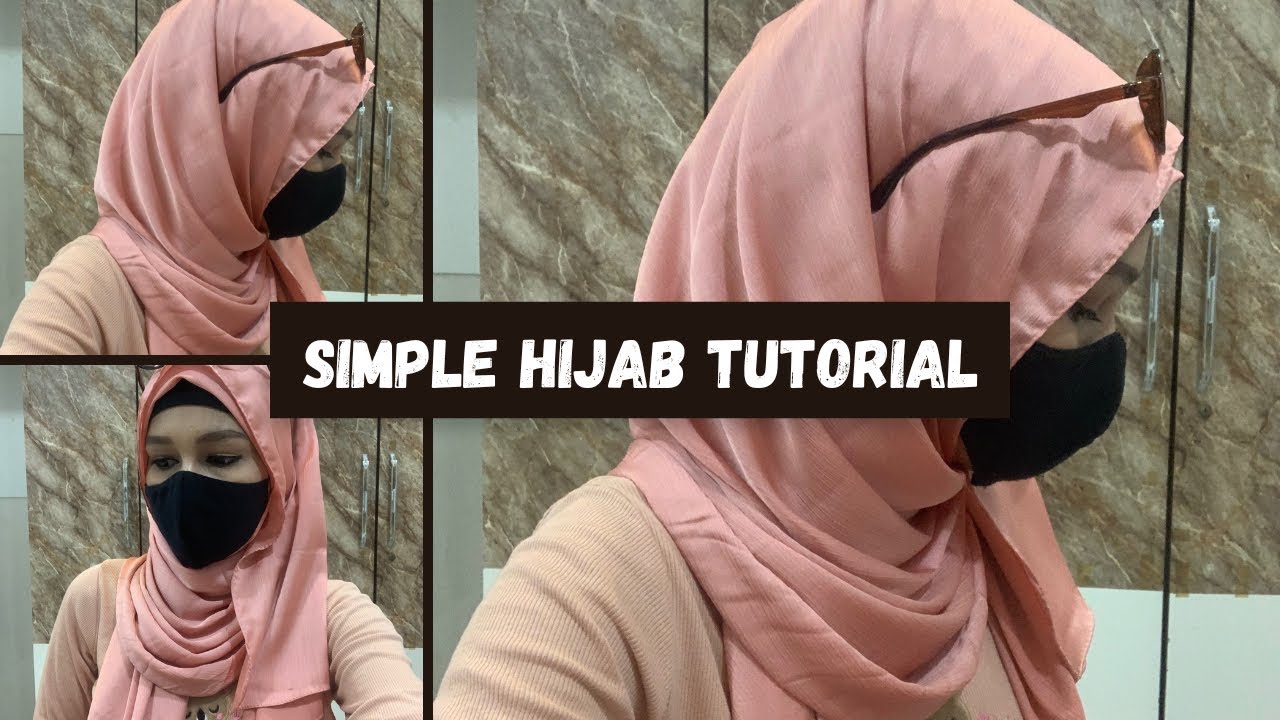Simple hijab | Simple hijab with goggle - YouTube