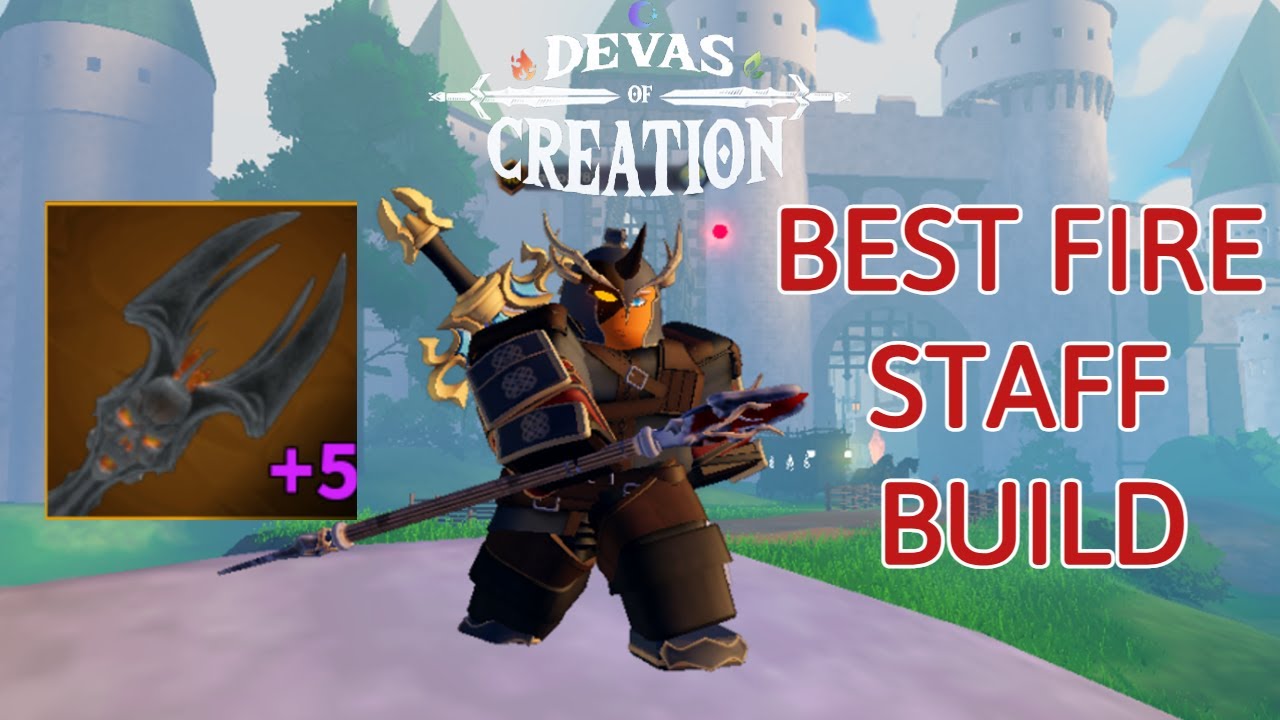 The BEST Fire Staff Build in Devas of Creation - YouTube