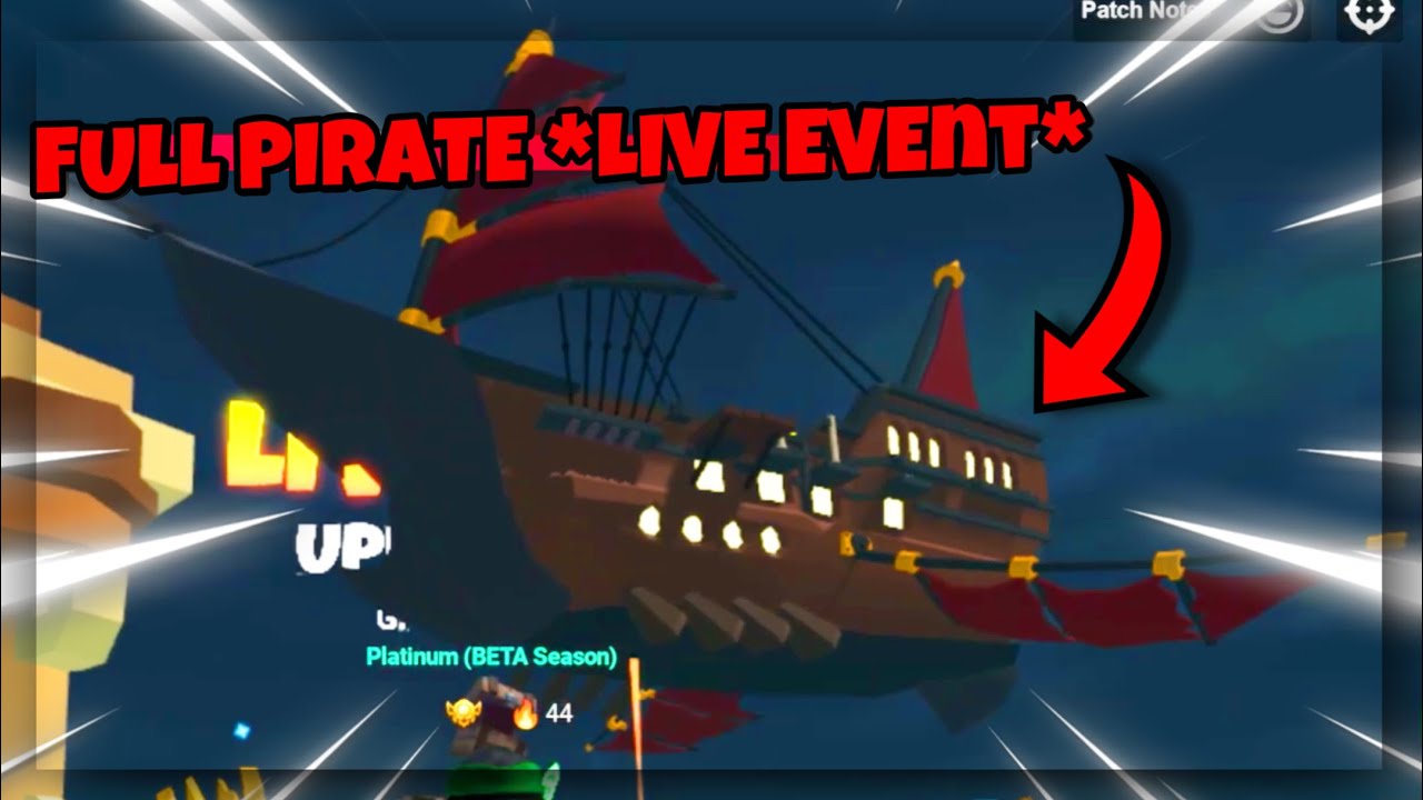 FULL PIRATE 🔴*LIVE EVENT*🔴 In Roblox Bedwars.. - YouTube