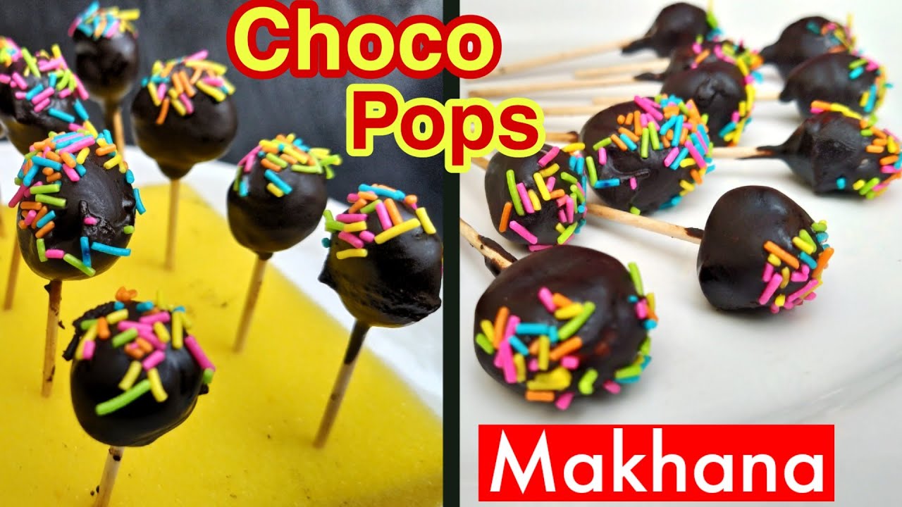 Choco Pops Recipe | Chocolate Pops | Makhana Recipes - YouTube