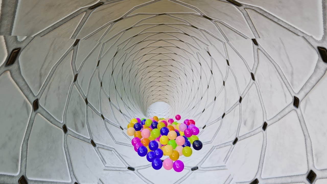 Marble Race on the Pipe: Proliferation Survival Challenge | Marble ...