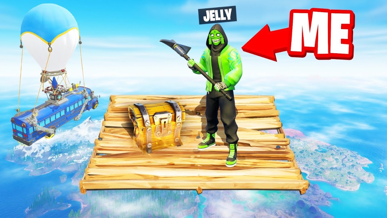 Spending 24 Hours On ONE BLOCK! (Fortnite) - YouTube