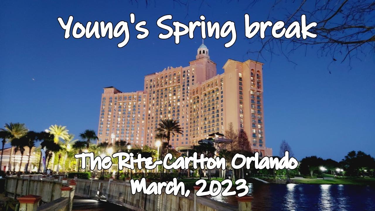 The Ritz-Carlton Hotel Orlando, Grand Lakes--Young's spring break ...