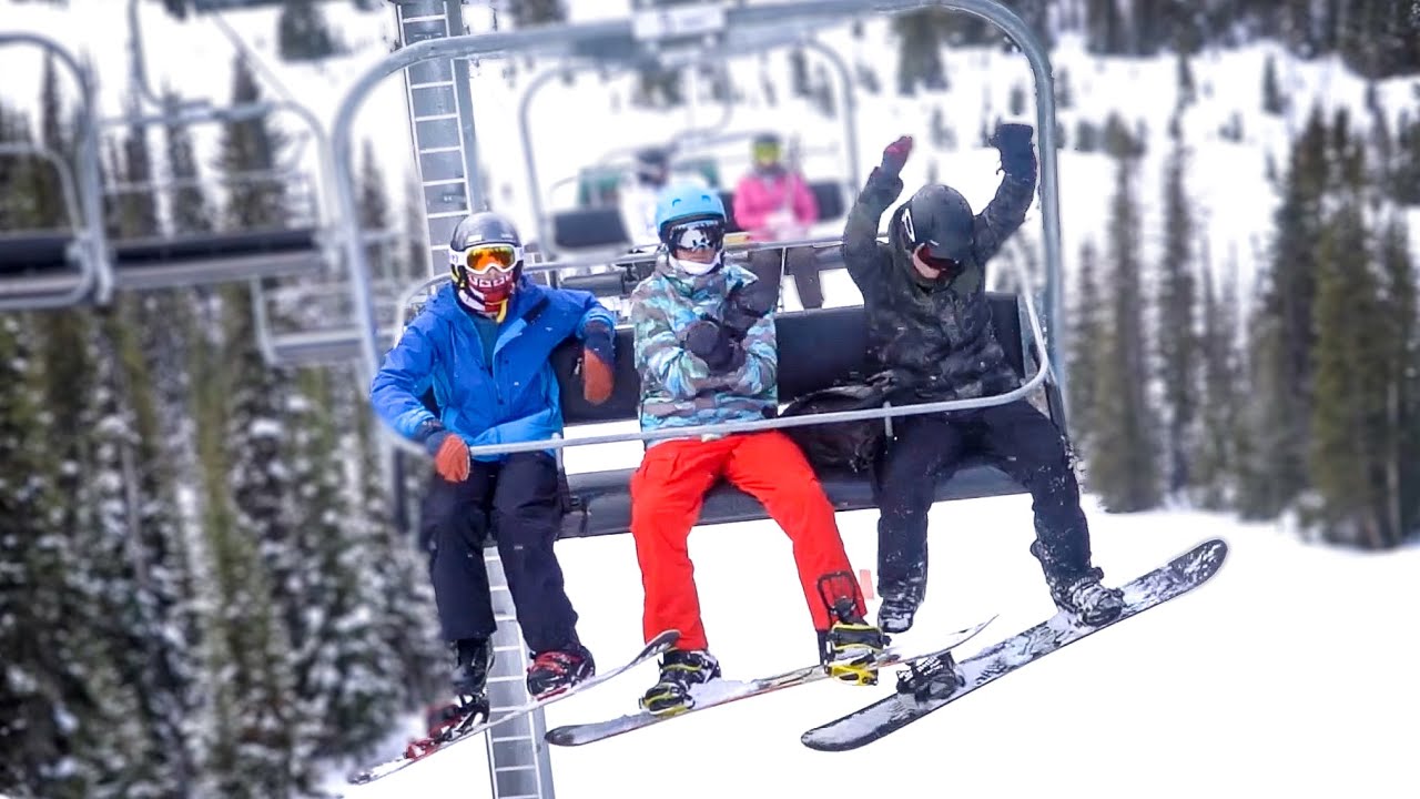 BEST THING TO DO ON A CHAIR LIFT! - YouTube