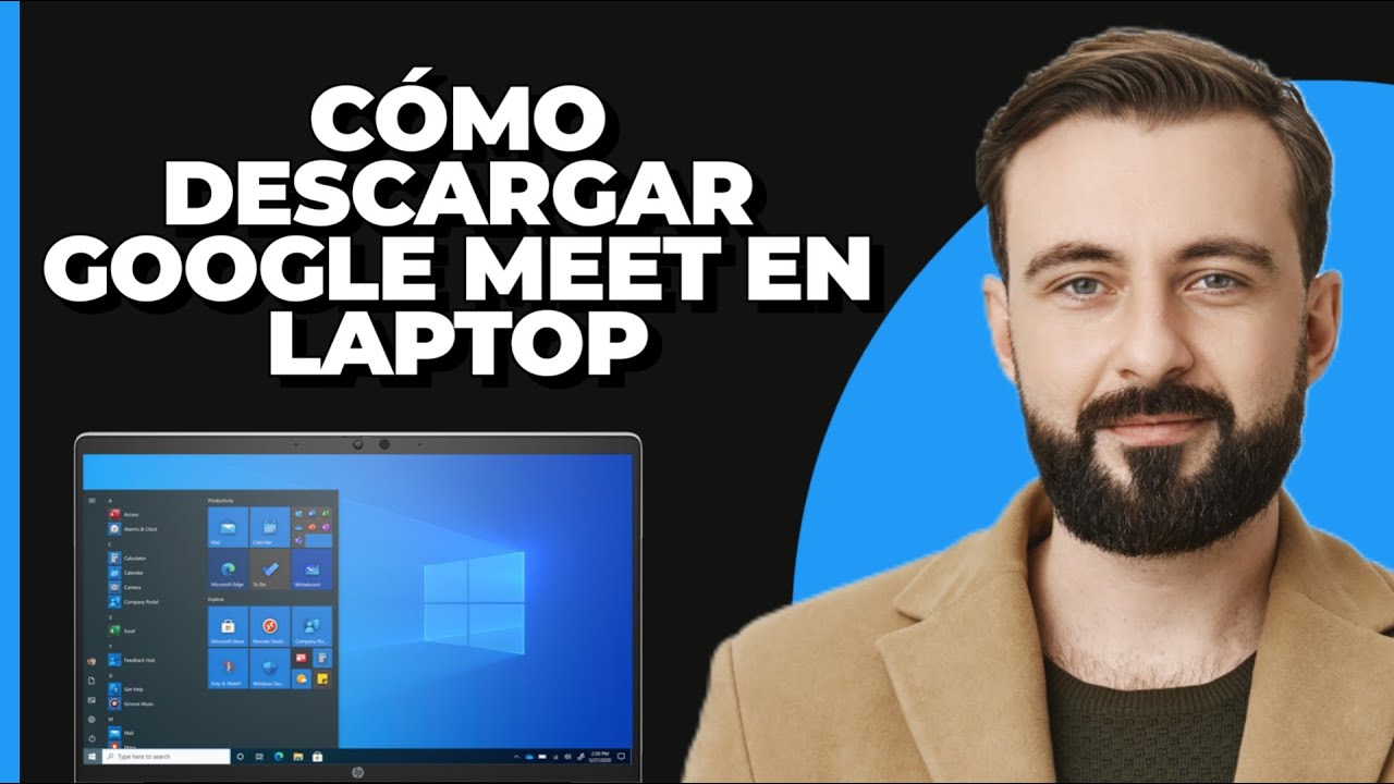 Cómo descargar Google Meet en el portátil - YouTube