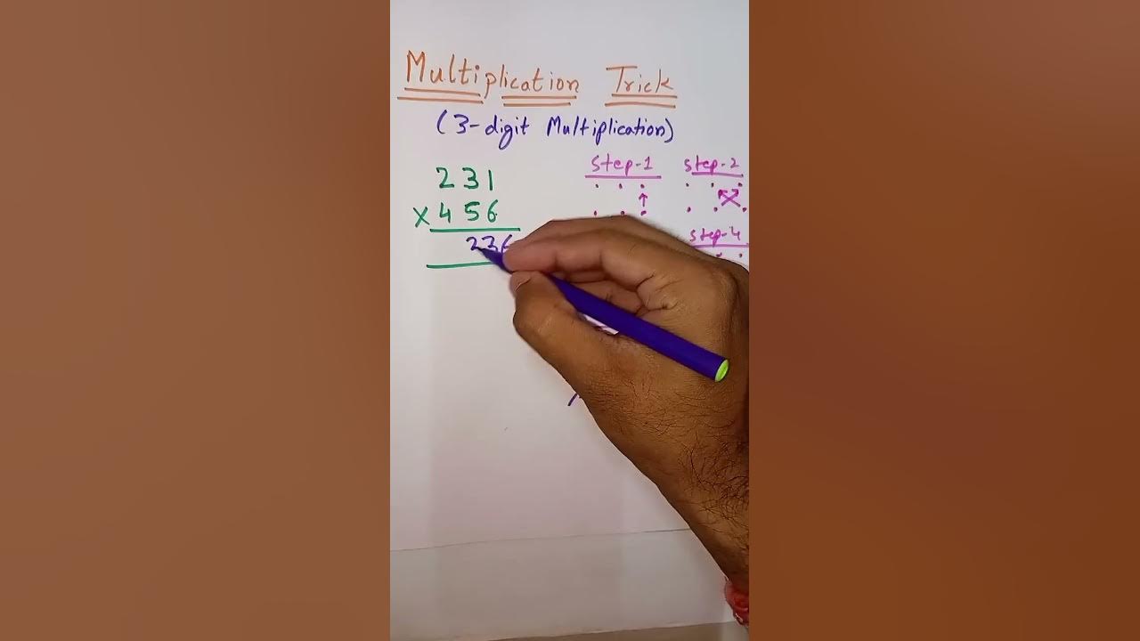 3 digit multiplication trick - YouTube