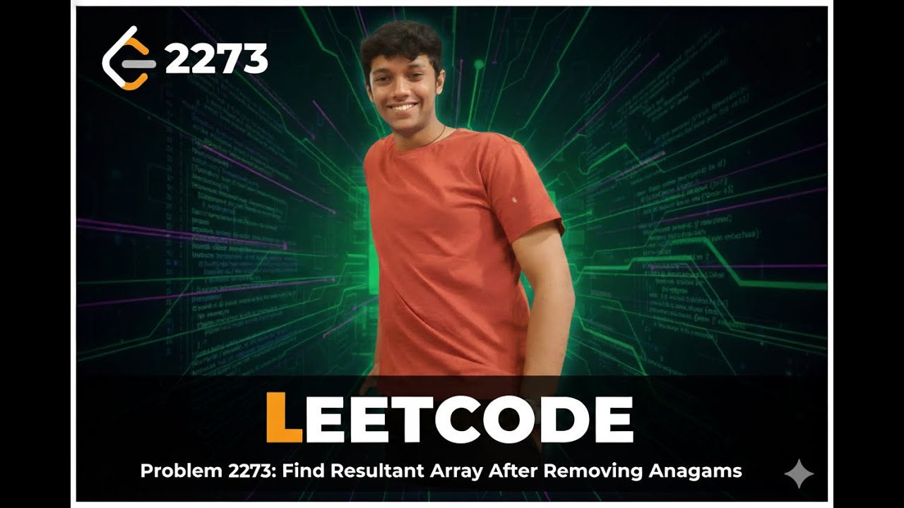Leetcode Daily Challenge | Oct 13 2025 | Leetcode 2273 - YouTube