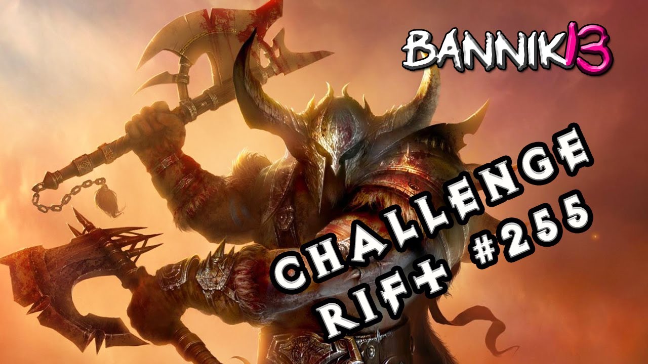 DIABLO 3 - Challenge Rift 255 Raekor Boulder Toss Barbarian Build and ...