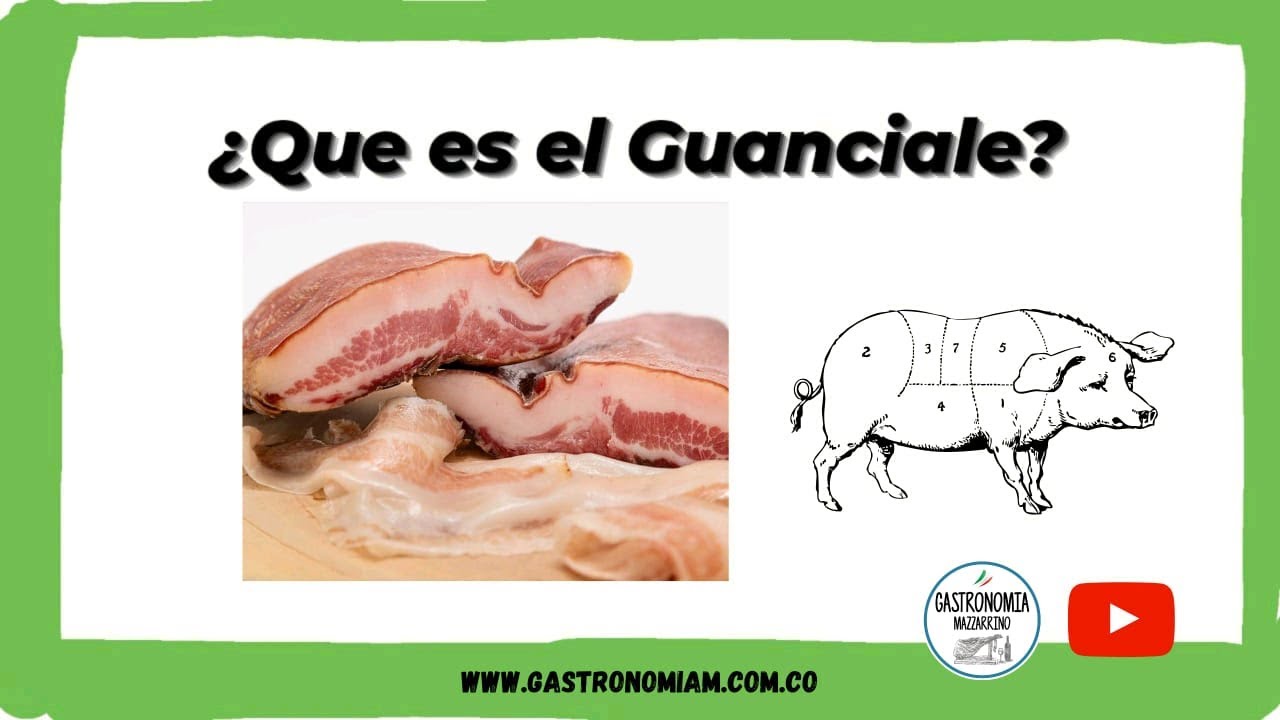 Guanciale 🐖 Que es 🔝 - YouTube