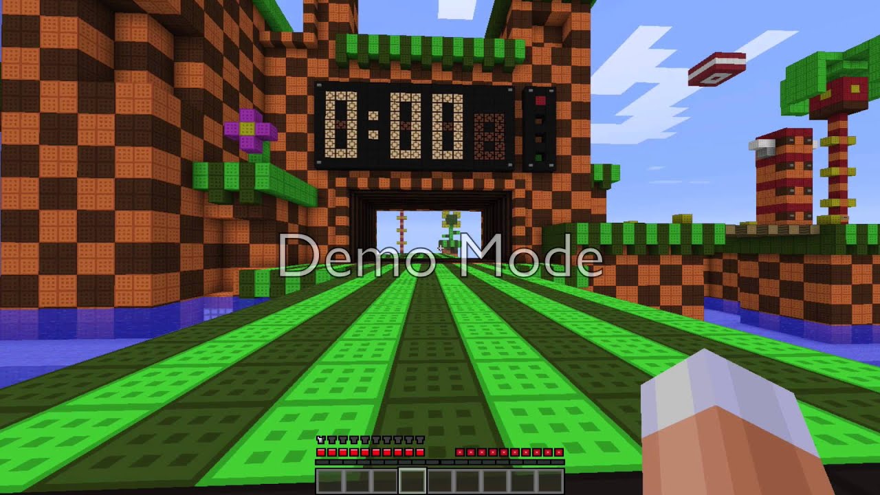 Sonic adventure map minecraft - YouTube