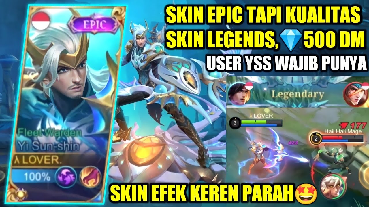KING MM REVIEW SKIN YSS EPIC, SKIN MURAH TAPI KUALITAS SKIN EFEK 10 ...