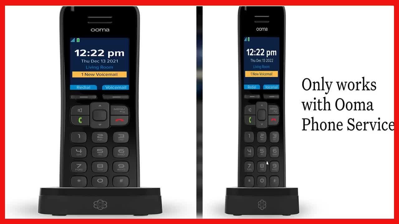 Great product - Ooma HD3 Handset cordless phone with picture caller-ID ...