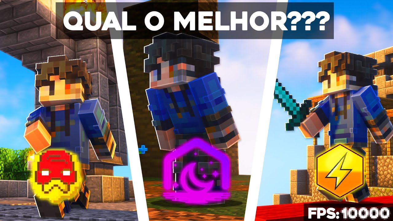 TESTEI O LUNAR CLIENT, HEEPH CLIENT E CM CLIENT - YouTube