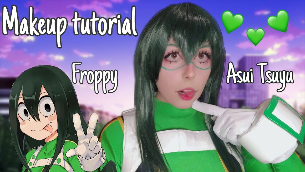 Asui Tsuyu - Boku no Hero Academia l Tutorial de maquillaje para ...