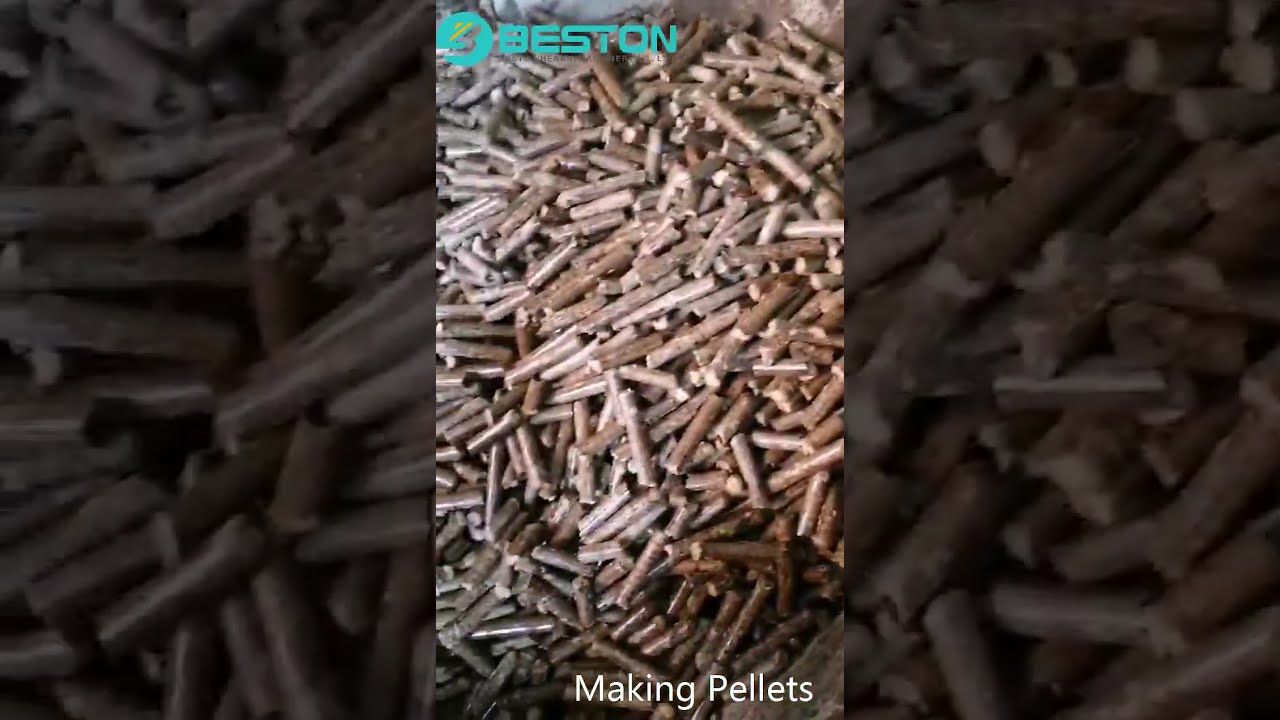 Pellet Making Machine - How to Make Pellets From Biomass - YouTube