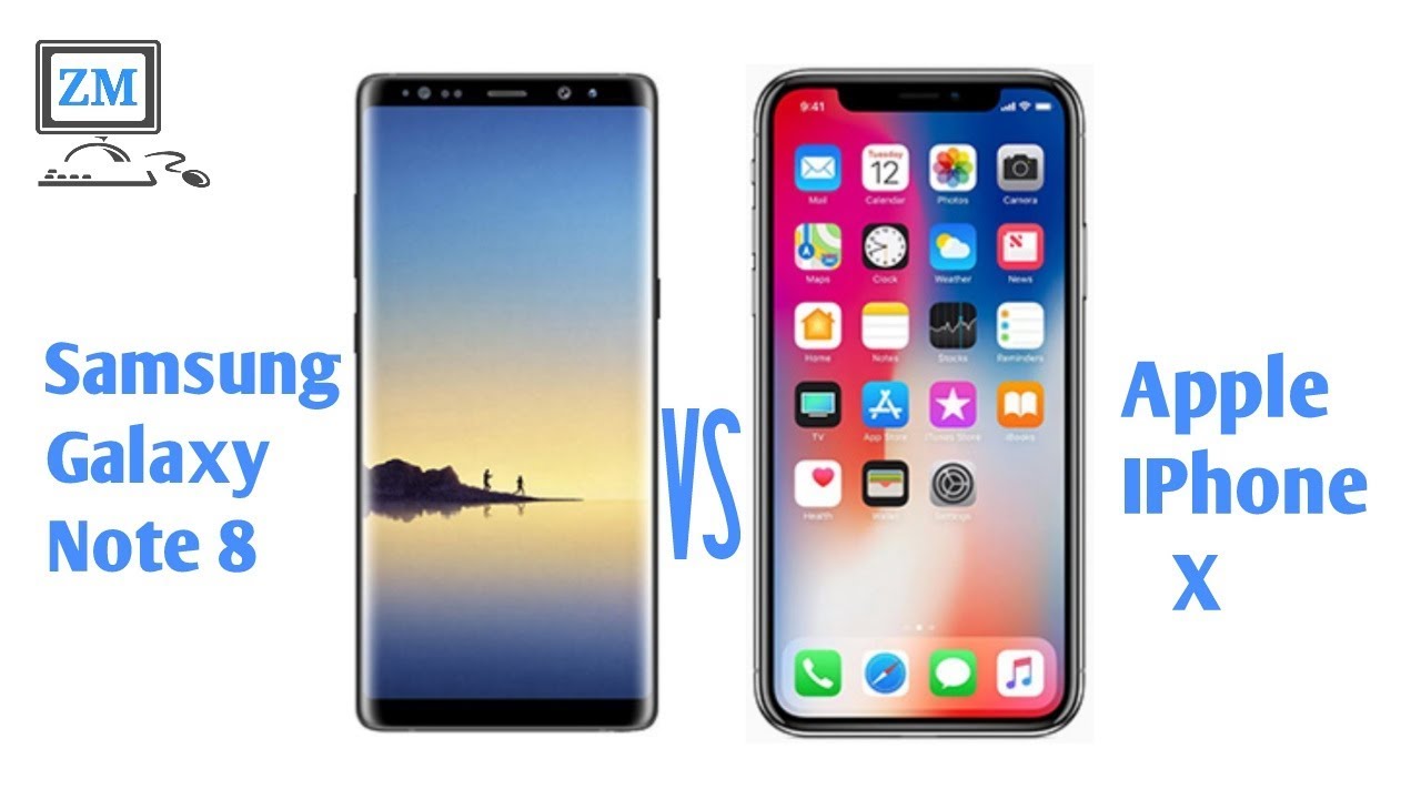 samsung galaxy note 8 vs apple iphone x ! Which Should You Buy? - YouTube