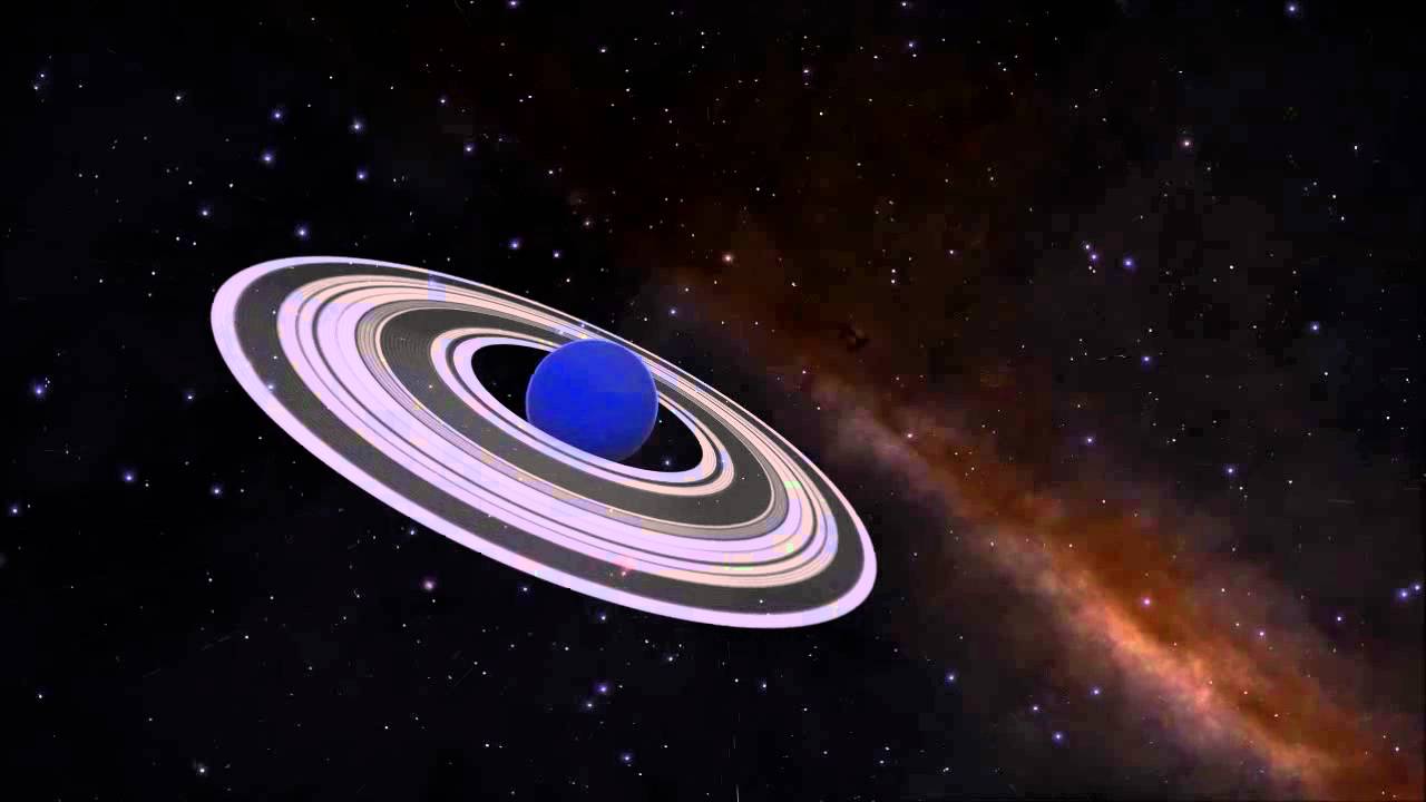 Gas Giant Planet with Ring. - YouTube