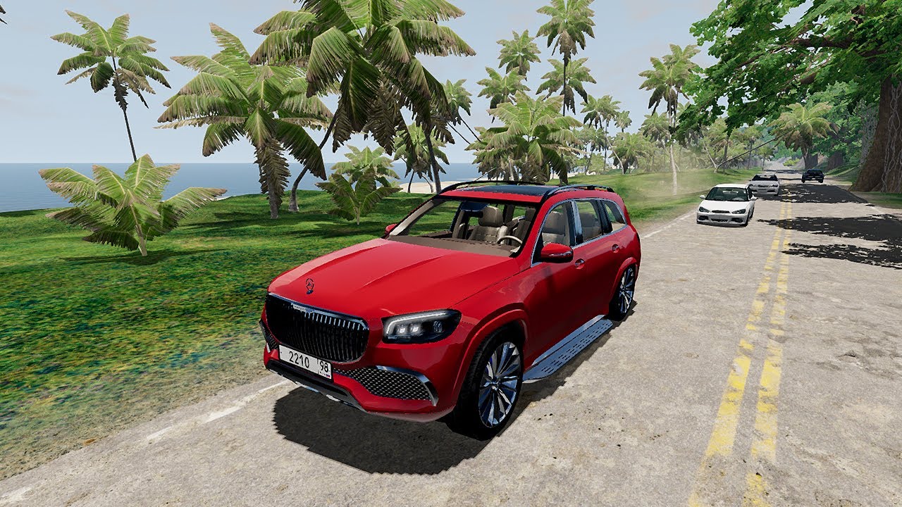 Mercedes Benz GLS Maybach 600 | Freeroam Traffic | BeamNG.drive ...