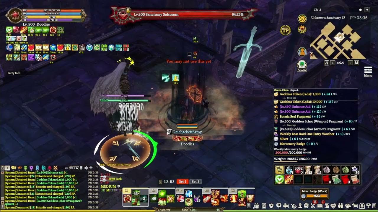 Tree of Savior - Pontifex Farming in 3F - YouTube