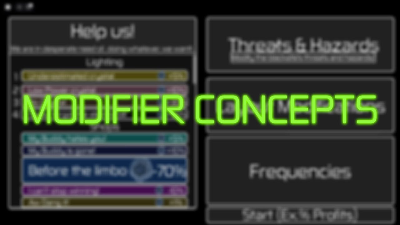 Roblox Pressure Modifier Concepts - YouTube