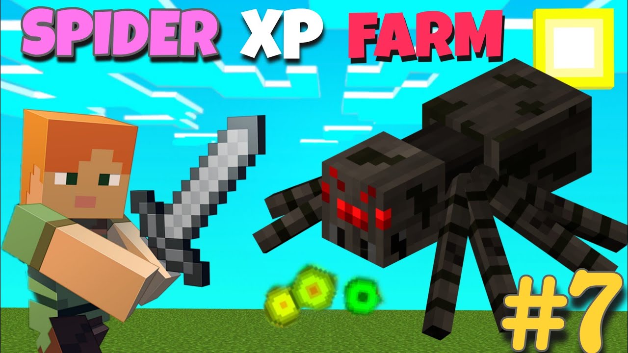 Easy Spider & Cave Spider XP Farm - Minecraft 1.19 Java & Bedrock (Mcpe ...