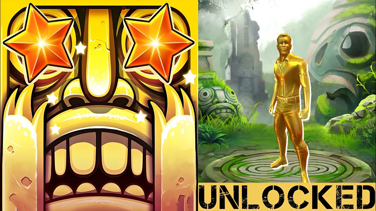 Temple Run 2 Chinese Version Guy Dangerous Golden Outfit Gameplay - YouTube