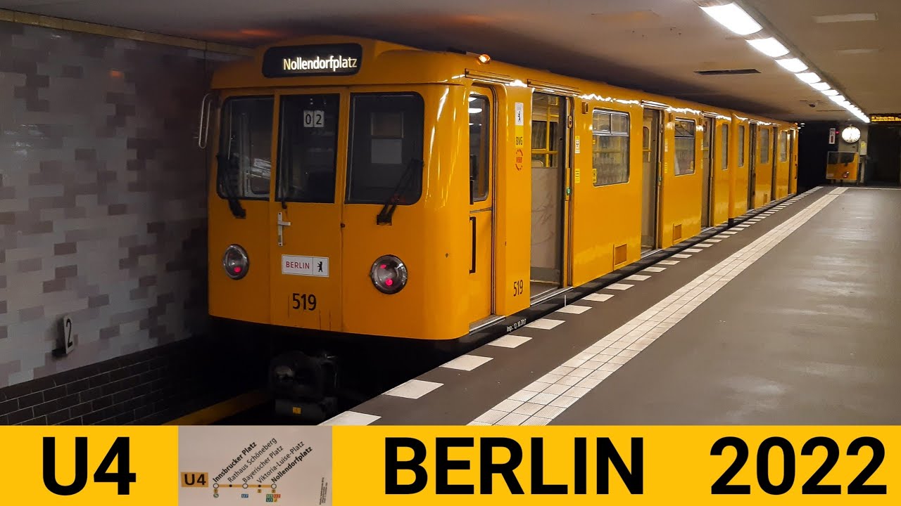 BERLIN| U-bahn line U4 - YouTube