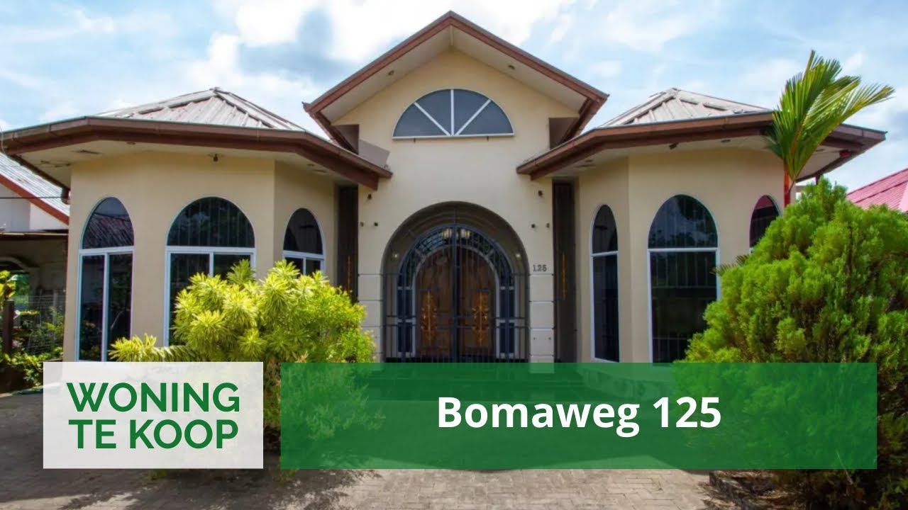 Bomaweg 125 • 120 m² Laagbouw in/te Santo Boma, Wanica, Suriname - YouTube