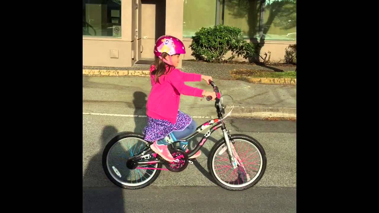 Riding my monster high bike - YouTube