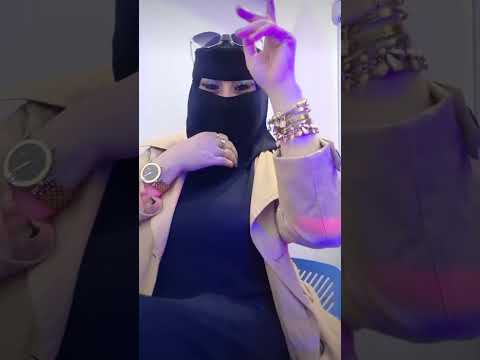 Arabic single niqab girl dance 
