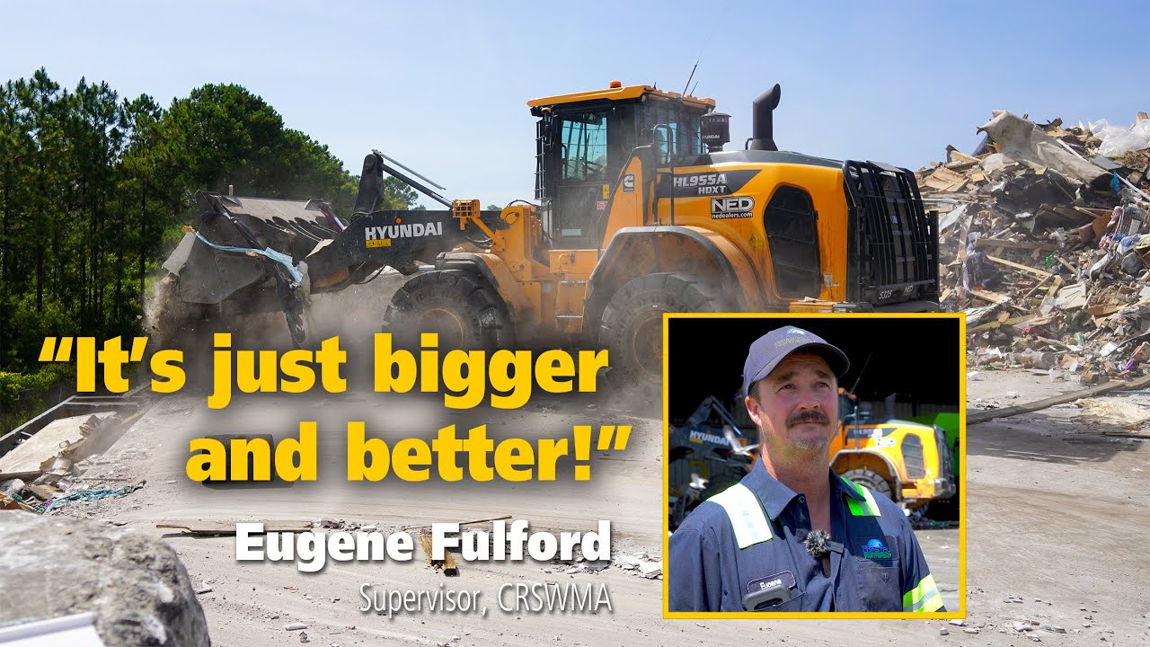 Landfill Transfer Station Chooses Hyundai Loader to Replace their CAT ...