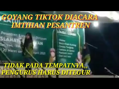 Viral Penampilan Goyang TikTok di Acara Pondok Pesantren, Tuai Perdebatan