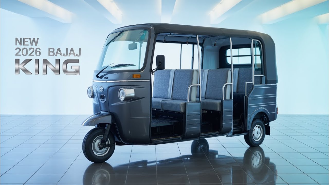 New 2026 Toyota Bajaj King 30 Seater Auto Rickshaw full | Luxury Mini ...