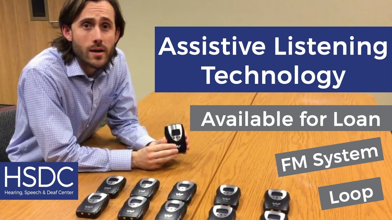 Assistive Listening Technology Available for Loan - YouTube
