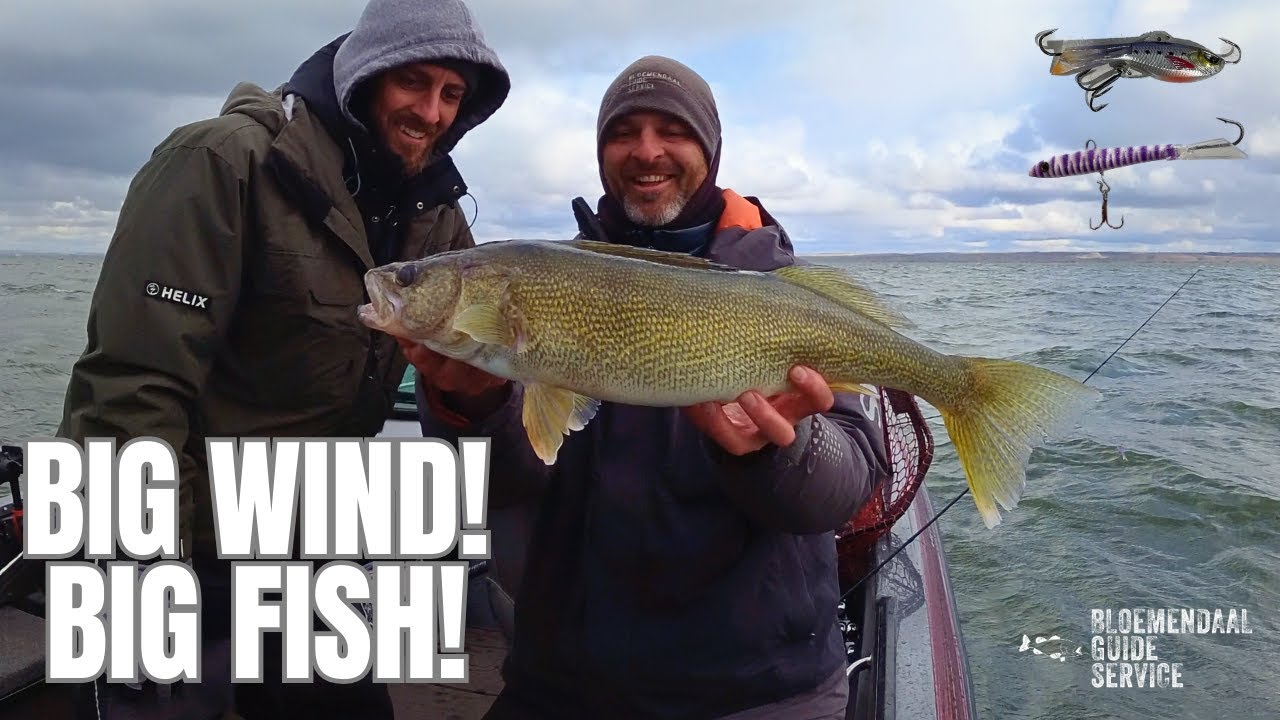 Snap Jigging Walleyes in Big Water (Bro's Back!) - YouTube