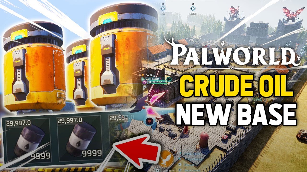 BUILD NEW CRUDE OIL BASE IN PALWORLD Updated Gameplay #17 - YouTube
