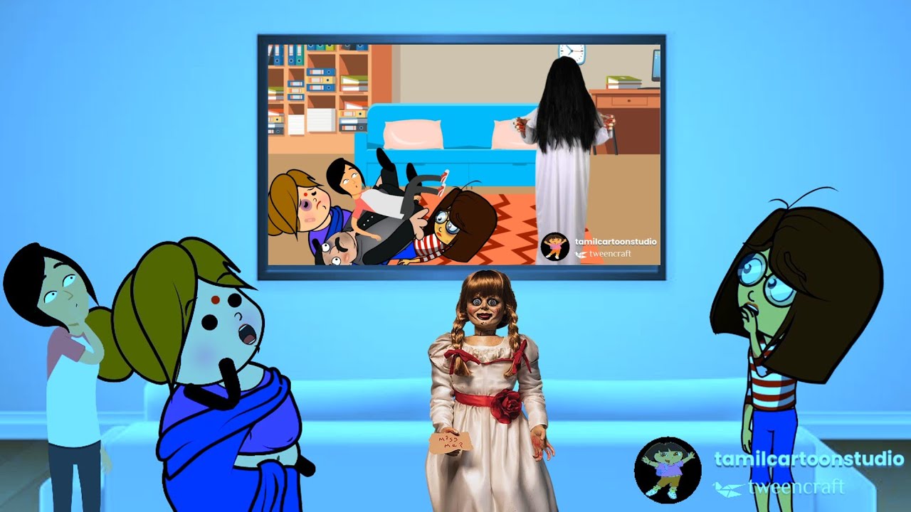 👻பேய்களின் தலைவி அனபெல்லா வந்துட்டா ☠☠part 4 @Tamil Cartoon Studio ♥ ...