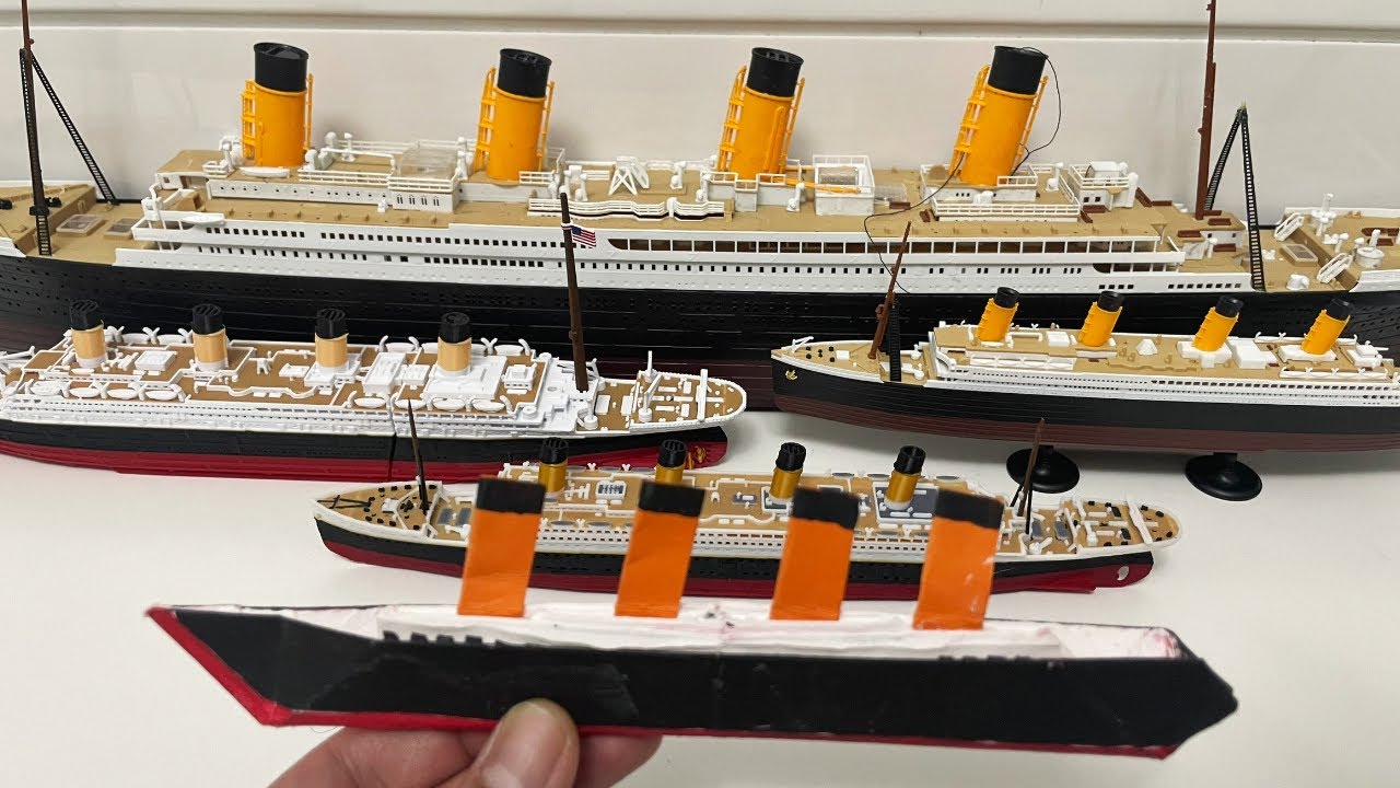 Titanic Model Sinking Video #6 and Review of All Titanic Model ...