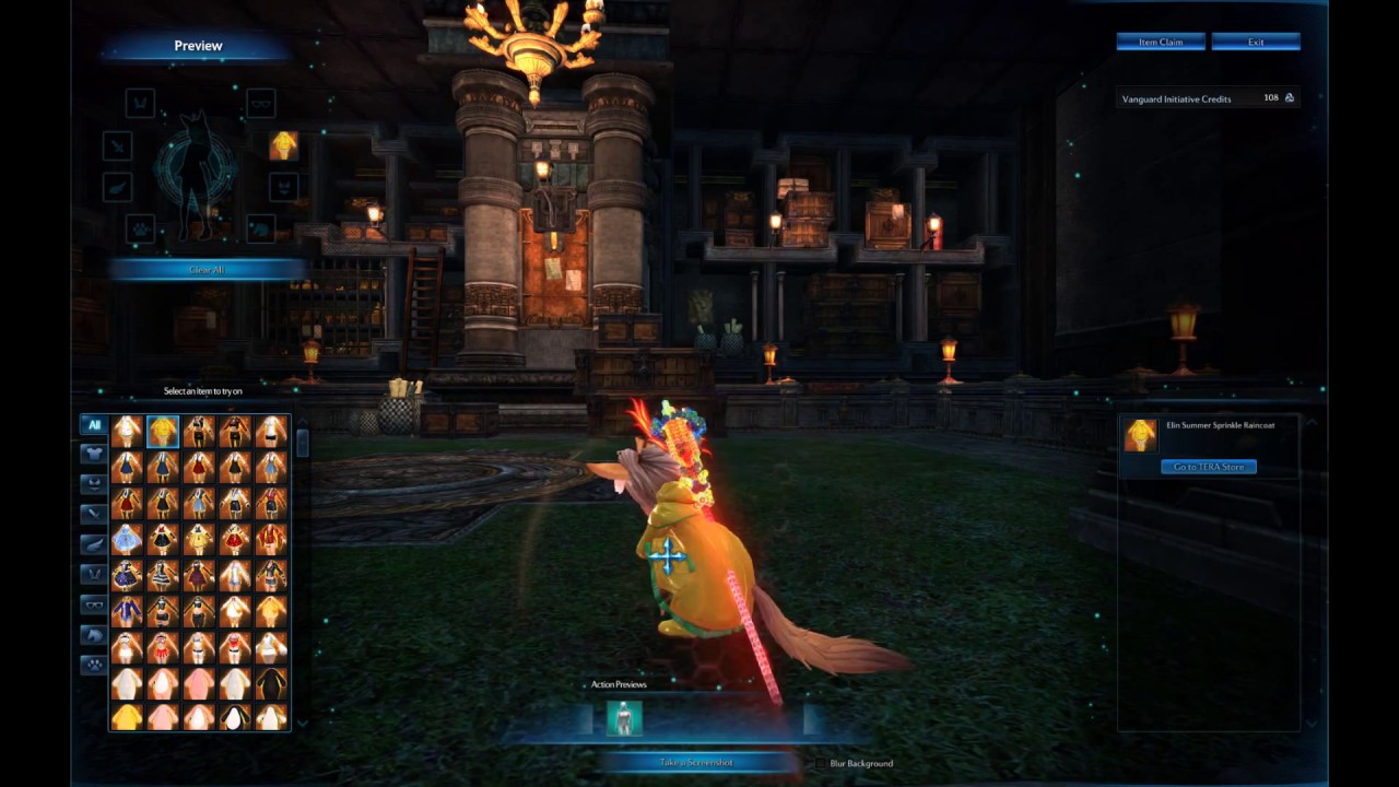 Tera Online Costume Raincoat - YouTube