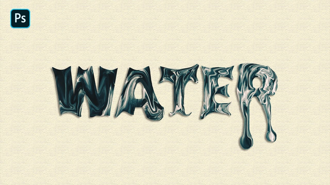 How To Make Dripping Text Effect In Photoshop | Dripping Text Effect ...