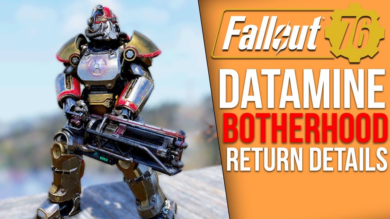 Huge Fallout 76 Datamine - Brotherhood Return Details, New Vault ...
