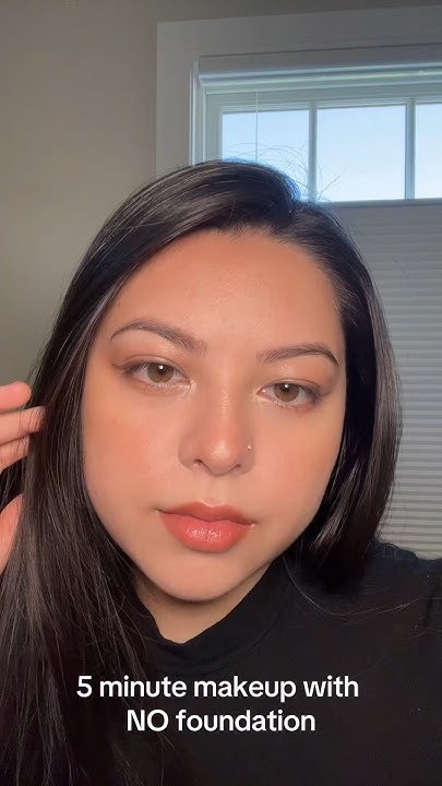No foundation, 5 minute everyday makeup look #makeup #makeuptutorial #cleangirlmakeup - YouTube