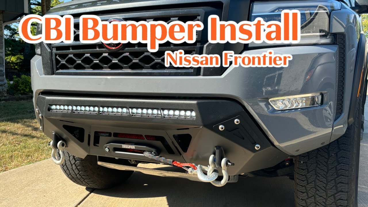 CBI Bumper Install Nissan Frontier - YouTube