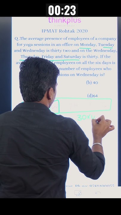 IPMAT Rohtak- Question of the day( PYQs): | Thinkplus Education | IPMAT, CAT, and CLAT - YouTube