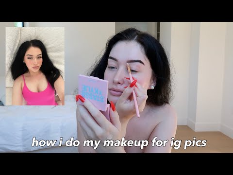 GRWM: makeup I do to take instagram pictures