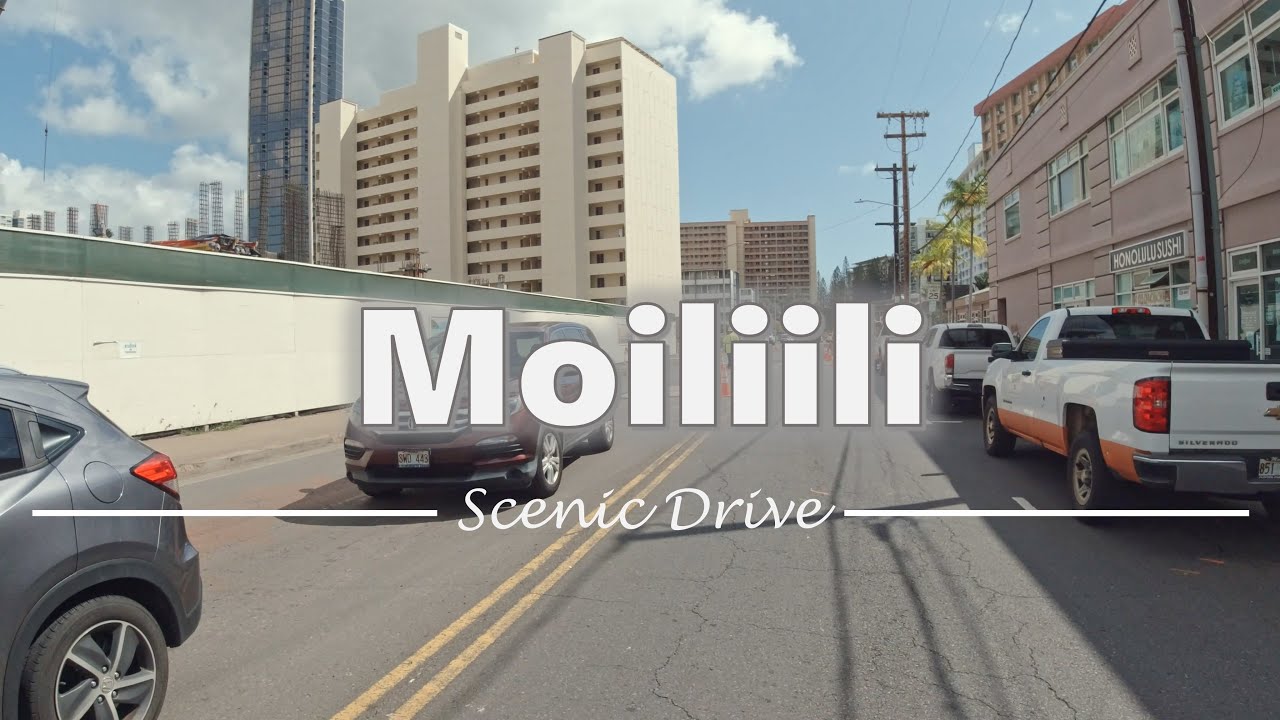 Driving in Moiliili, Honolulu, Hawaii - 4K60fps - YouTube