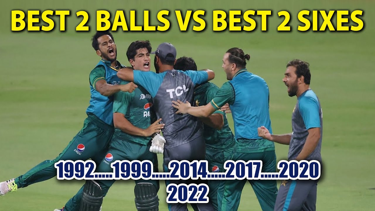 Two Best Sixes VS Two Best Balls | Just Cricket - YouTube